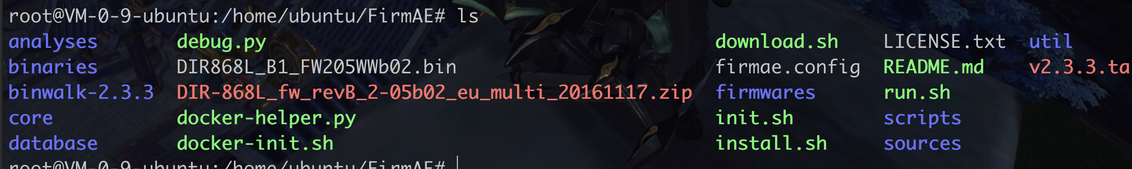 固件模拟工具firmae安装 | 唐仔橙